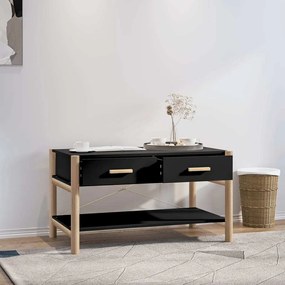 vidaXL Konferenční stolek 82x48x45 cm kompozitní dřevo [345664] Barva: Hnědá