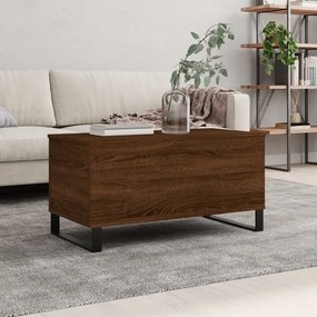 vidaXL Konferenční stolek 90 x 44,5 x 45 cm kompozitní dřevo [830981] Barva: hnědý dub