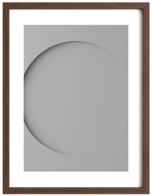 Idealform Poster no. 5 Round composition Barva: Silver grey, Velikost: 300x400 mm
