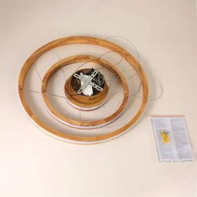 Brilagi - LED Lustr na lanku UMEA WOOD LED/45W/230V pr. 60 cm dřevo