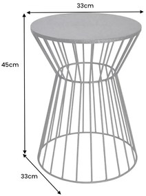 Konferenční stolek GITEGA Dekorhome 45 cm