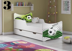 Plastiko Dětská postel se šuplíky Fotbal - 3 - 140x70