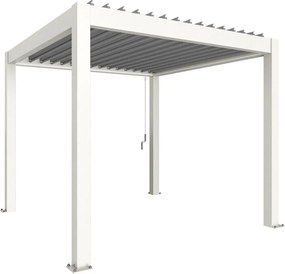 Biohort Pergola 3 x 3 bílá/stříbrná 312 x 312 cm