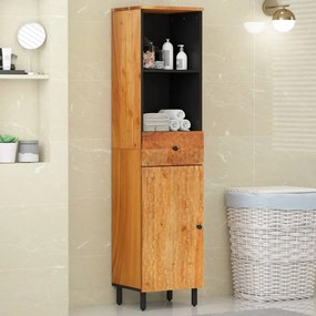 Koupelnová skříňka 38 x 33 x 160 cm masivní akáciové dřevo,  356877