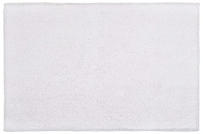 Bílá bavlněná koupelnová podložka Wenko Ono, 50 x 80 cm