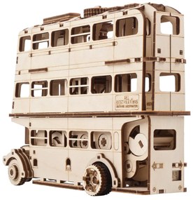 Ugears 3D dřevěné mechanické puzzle Harry Potter Rytířský autobus