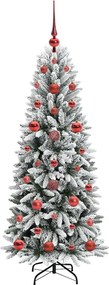 Umělý vánoční stromeček Bílá 120 cm PVC, plast, ocel a PE 3396021
