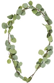 IB LAURSEN Dekorativní girlanda Stillenat Eucalyptus, zelená barva, plast
