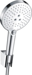 Hansgrohe Raindance Select S, sprchový set 120 3jet s hadicí 1600 mm, bílá/chromová, HAN-26721400