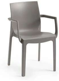 Rojaplast Křeslo EMMA ARMCHAIR- šedá