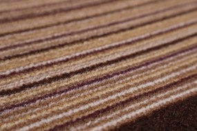 Associated Weavers, Protiskluzový běhoun na míru Carnaby 41, šíře 80 cm, hnědá, chodba / předsíň