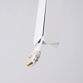 Sollux Lighting Závěsná lampa PRYSM 3L bílá