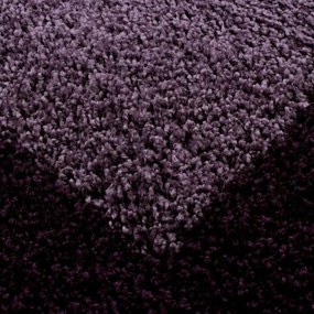 Kusový koberec Life Shaggy 1503 lila (Varianta: 80 x 250 cm)