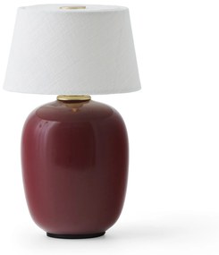 AUDO (MENU) Stolní lampa Torso Portable, Ruby 1290379