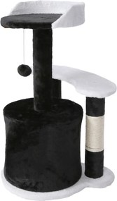Škrabadlo pro kočky Wiltec – 67 cm, černá / bílá (62126)
