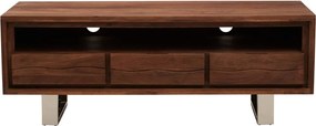 TV stolek z masivu akácie v tmavě přírodní barvě 140x52x50 cm Simla – Premier Housewares