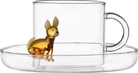 Ichendorf Milano designové šálky na čaj Dogs Tea Cup With Saucer Chihuahua
