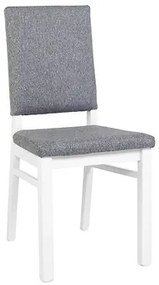 HORTON jídelní židle, bílá/černá