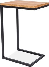 MAXIVA Odkládací stolek - LARGO C, dub/černá