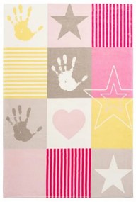 Dětský koberec Stars 411 pink Varianta: 160x230 cm