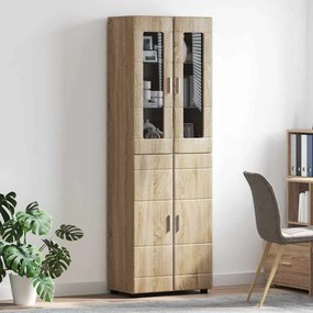 Vysoký bufet FLORIN 60 x 35 x 182 cm Sonoma dub 3397916