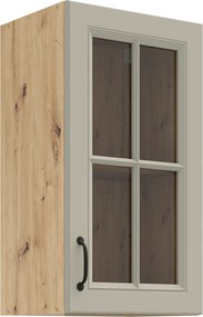 STILO ac | horní skříňka 40 GS-72 1F s policí | 40 cm | UNI dvířka | artisan/světle šedá