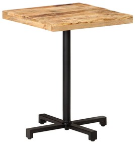 vidaXL Bistro stůl čtvercový 60 x 60 x 75 cm hrubé mangovníkové dřevo
