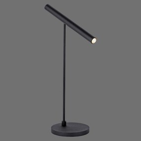 PURE Tutua LED stolní lampa, stmívač, černá