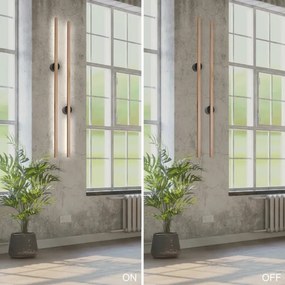 Brilagi - LED Nástěnné svítidlo WOODY LINE LED/7W/230V 4000K 60 cm dub