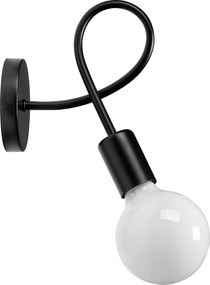 Toolight - Nástěnná kovová lampa na zeď PARADISE 1xE27 60W 392199, černá, OSW-04008