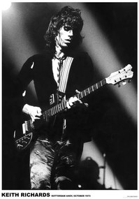 Plakát, Obraz - Rolling Stones / Keith Richards - Rotterdam 1973, (59.4 x 84 cm)