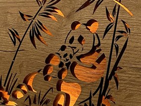 Li-Go "Pandy" lampa 19x19 cm provedení povrchu: dub