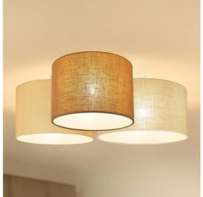 Brilagi - Stropní svítidlo SPIDER 3xE27/15W/230V béžová/krémová 609579