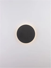Nástěnné LED svítidlo NOVA LUCE CYRCLE 12W 3000K černé 9248154