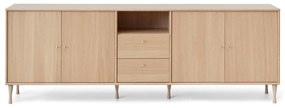 Nízká komoda v dekoru dubu 220x76 cm Mistral - Hammel Furniture