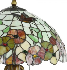 Stolní lampa Tiffany Esmée - Ø 40*63 cm E27/2*60W