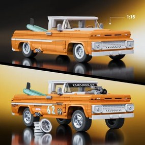 Mattel Brick Shop Hot Wheels Elite series Custom 62 Chevy Pickup JFT20 Vícebarevná