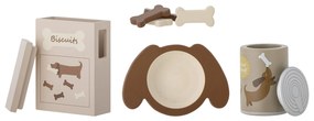 Bloomingville Hrací set pro děti Charlie, hnědá barva, dřevo