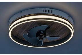 Rabalux 71016 stropní ventilátor s LED světlem Faustine, černá