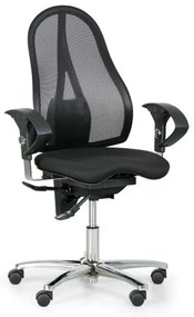 Topstar Zdravotní balanční kancelářská židle EXETER NET, černá