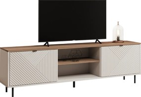 TV stolek, kašmír/dub castello, EYCO 2D/180