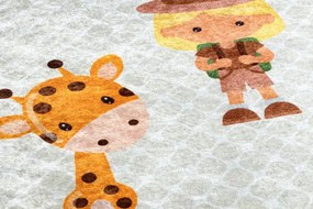 Dywany Łuszczów Dětský kusový koberec Junior 52104.801 Safari grey - 120x170 cm