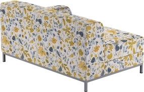 Potah na pohovku IKEA, pravé provevedení Kramfors 2-místná barva žlutá látka pletený vzor, vzorované