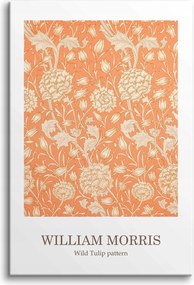 Reprodukce vzoru Divoký tulipán William Morris Obraz na plátně 80x120