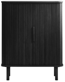 Designová skříňka Parveen 113 cm černý dub