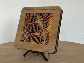 Li-Go "Listy" lampa 19x19 cm provedení povrchu: dub světlý