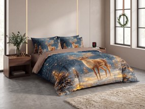 3D povlečení z mikrovlákna STARLIGHT DEER barevné Rozměr povlečení: 2 ks 70 x 90 cm | 140 x 200 cm