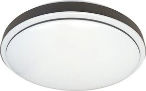 Stropní svítidlo Liria, 1x bílé plastové stínítko, (fi 26cm), b