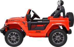 Elektrické autíčko Jeep Wrangler Rubicon LIFT oranžové