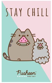 DĚTSKÝ BAVLNĚNÝ RUČNÍK PUSHEEN 30X50 CM VZOROVANÝ